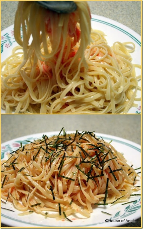 Tarako - Spicy Cod Roe Spaghetti - House of Annie